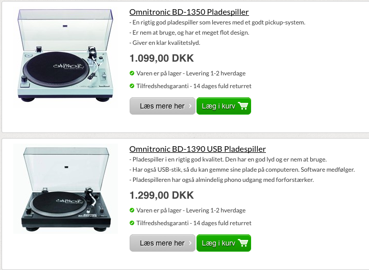 Hvordan afspilles en LP plade? Hvor får jeg en pladespiller?